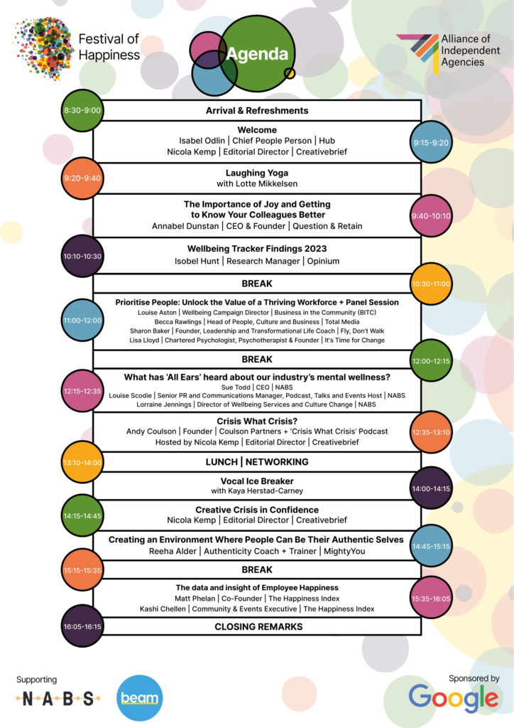 Festival of Happiness - Alliance of Independent Agencies